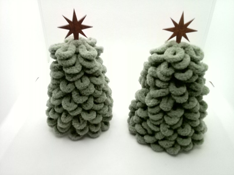Handcrafted Yarn Loop Christmas Tree - Etsy