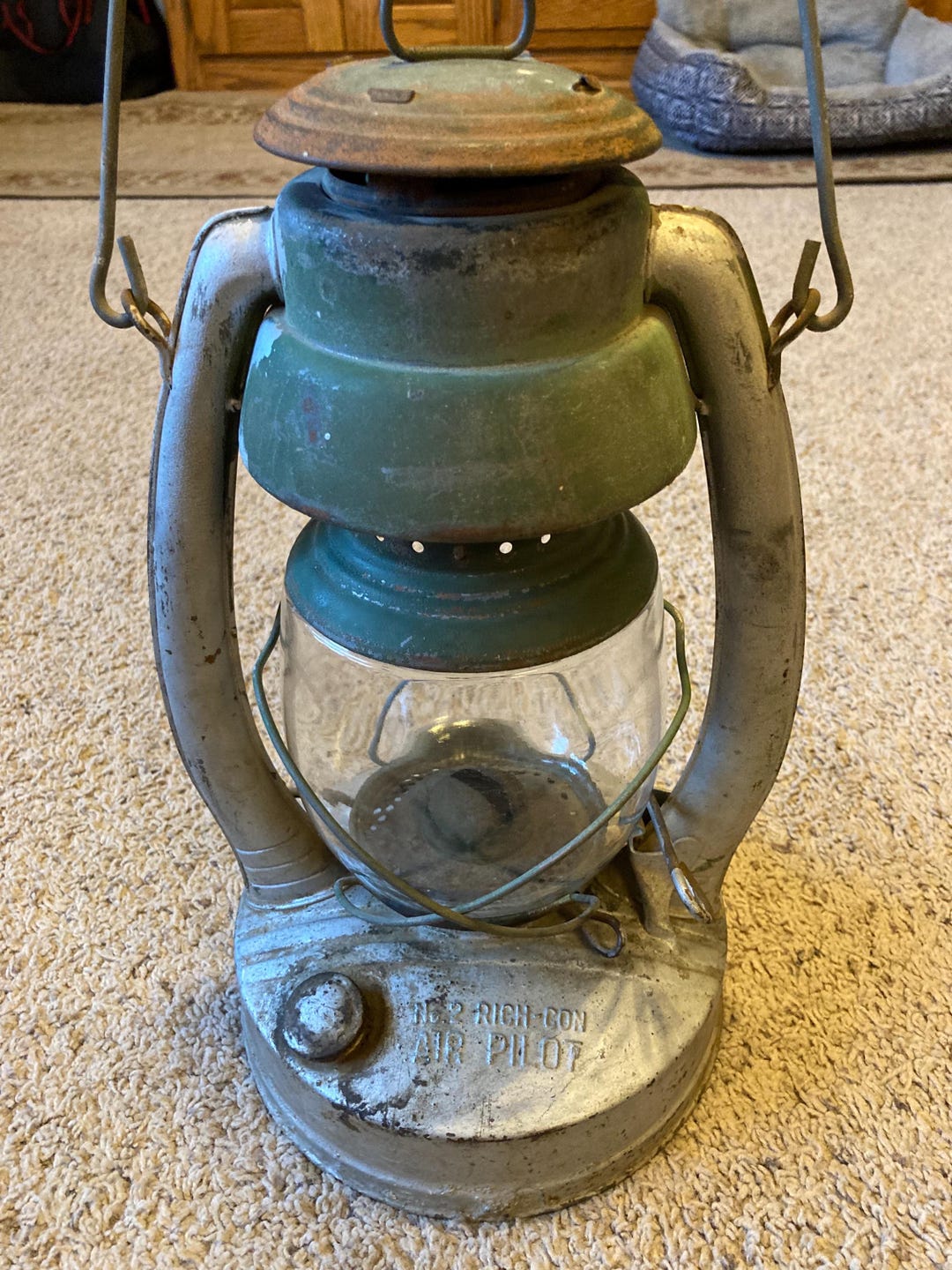 Vintage No.2 Rich-con Air Pilot Lantern - Etsy