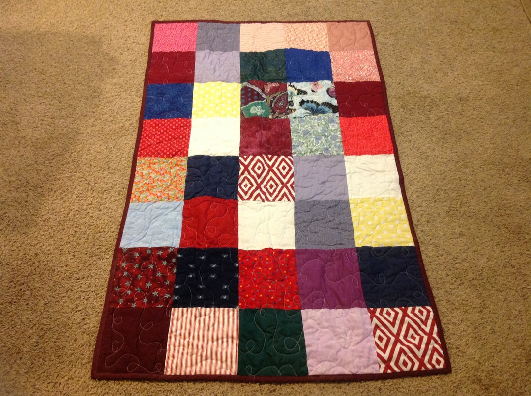 Handmade Patchwork Quilted Table Cover - Etsy