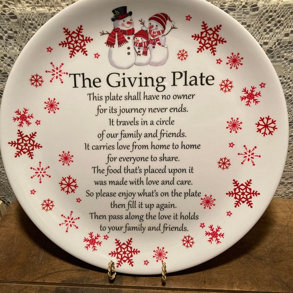Giving Plate - Etsy