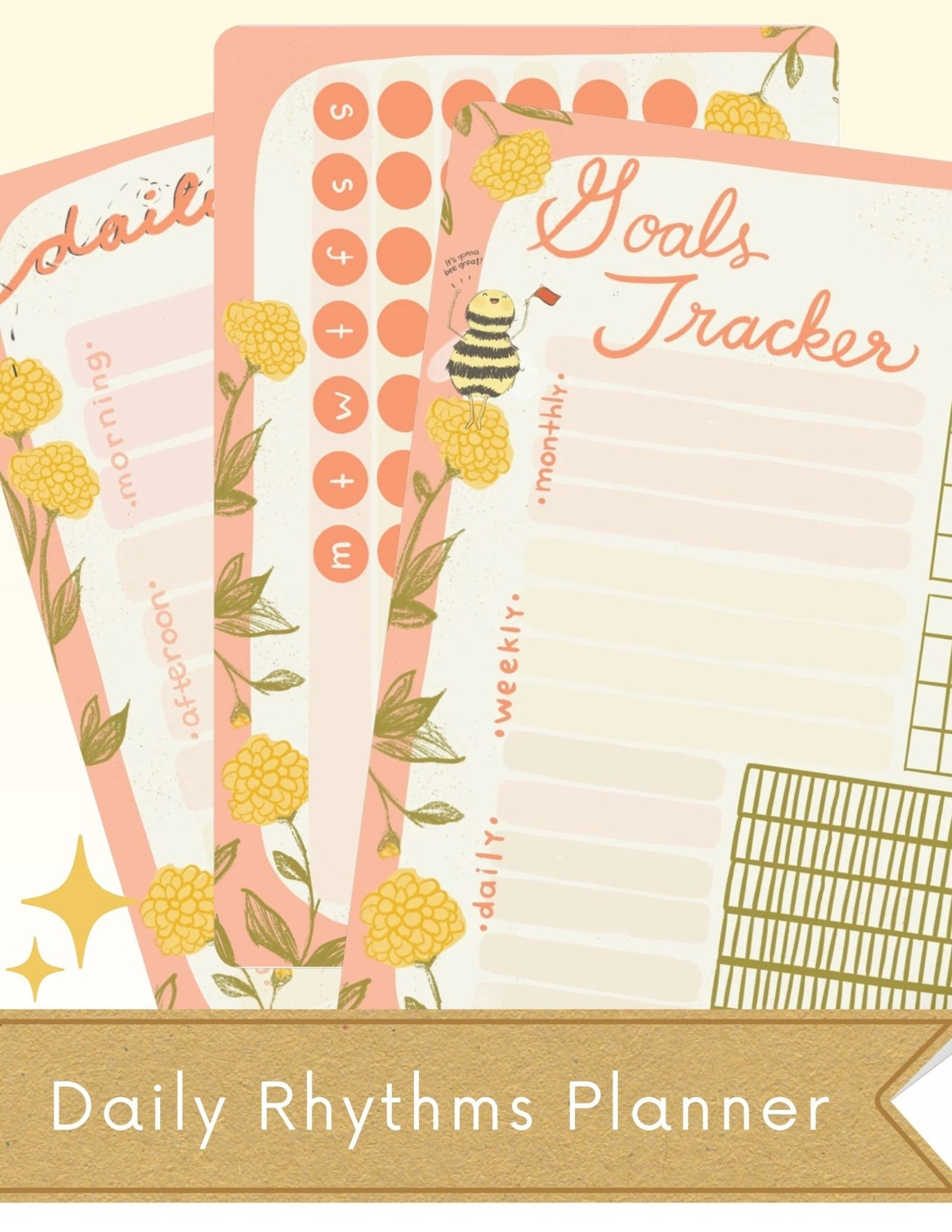 Daily Rhythm Bee Planner / Chore Chart / Homeschool Planning / Waldorf ...