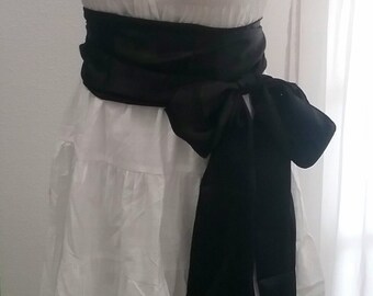 Pirate Sash Belt Scarf Maroon Black Red 140 Long - Etsy