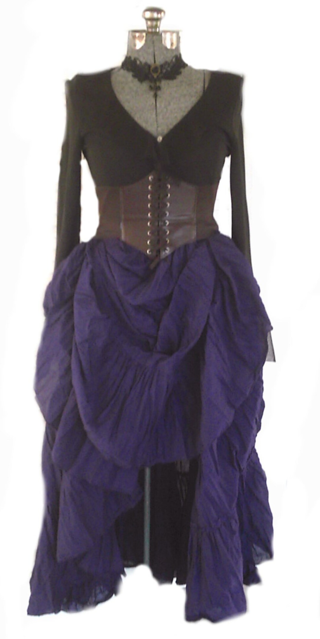 RENAISSANCE STEAMPUNK Skirt 100% Cotton Hand Dyed Pirate Wench ...