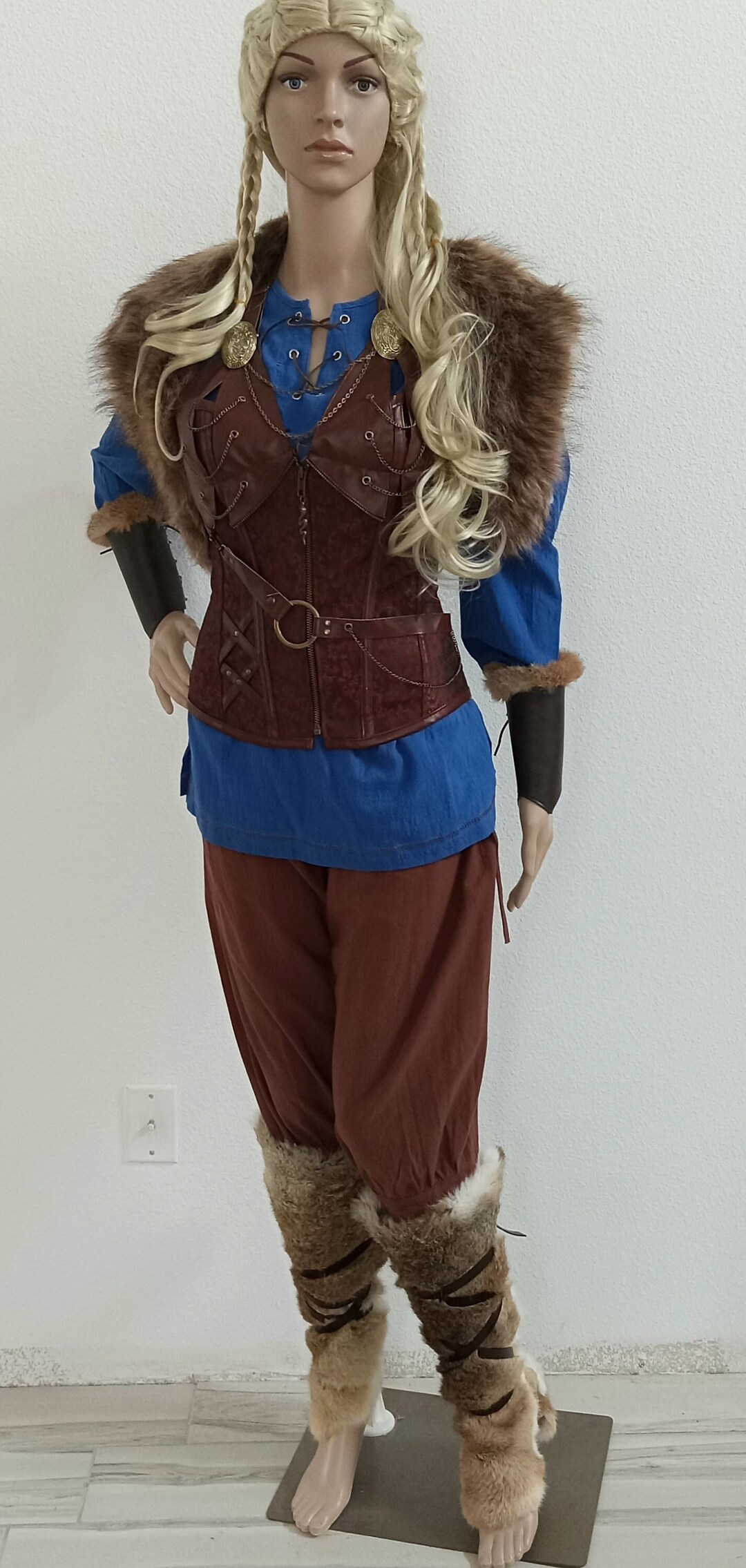 Sheildmaiden Viking Warrior Custom Made Complete Outfir 8 Pieces - Etsy