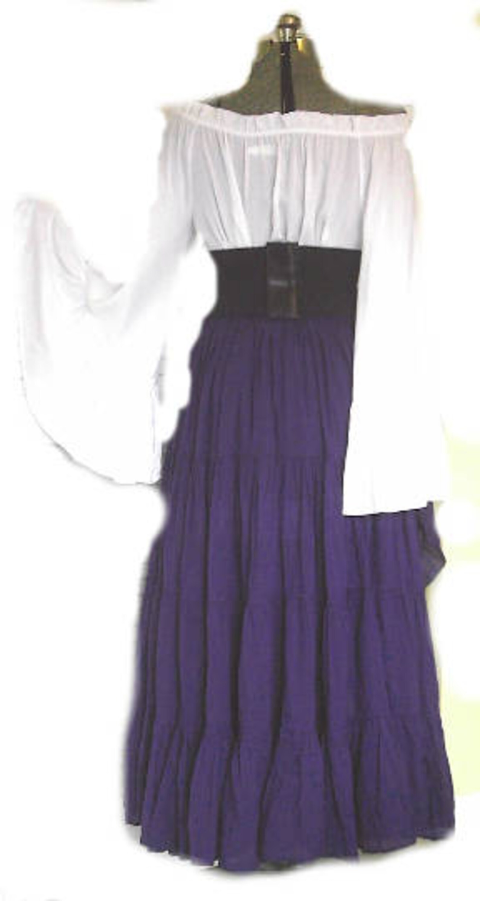 Plus Renaissance Dress Chemise Corset Outfit 3 Pcs Wench | Etsy