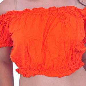 Renaissance Midriff Blouse Plus BOHO Steampunk Belly Dance Wench Pirate ...