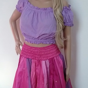 READY to SHIP Plus Renaissance Midriff Blouse BOHO Steampunk Belly ...