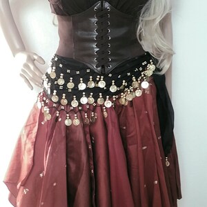 Renaissance Midriff Blouse Plus BOHO Steampunk Belly Dance Wench Pirate ...