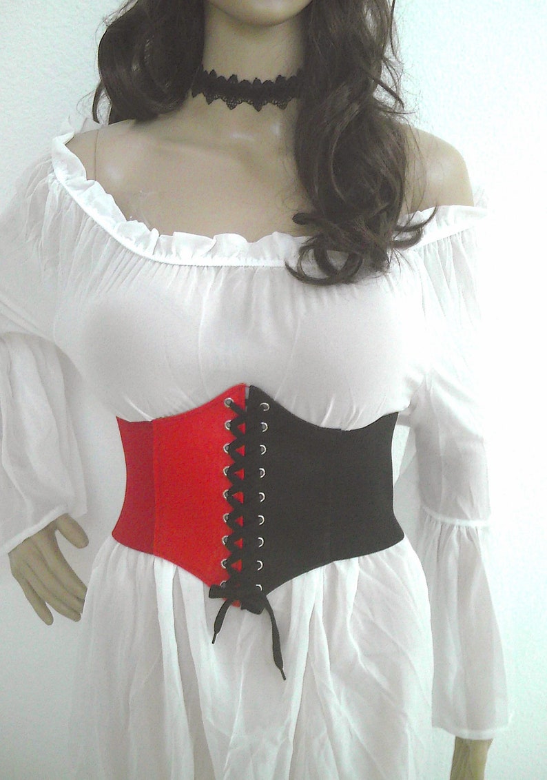 Jester Joker Corset Belt Harley Quinn Cosplay Waist Cincher | Etsy