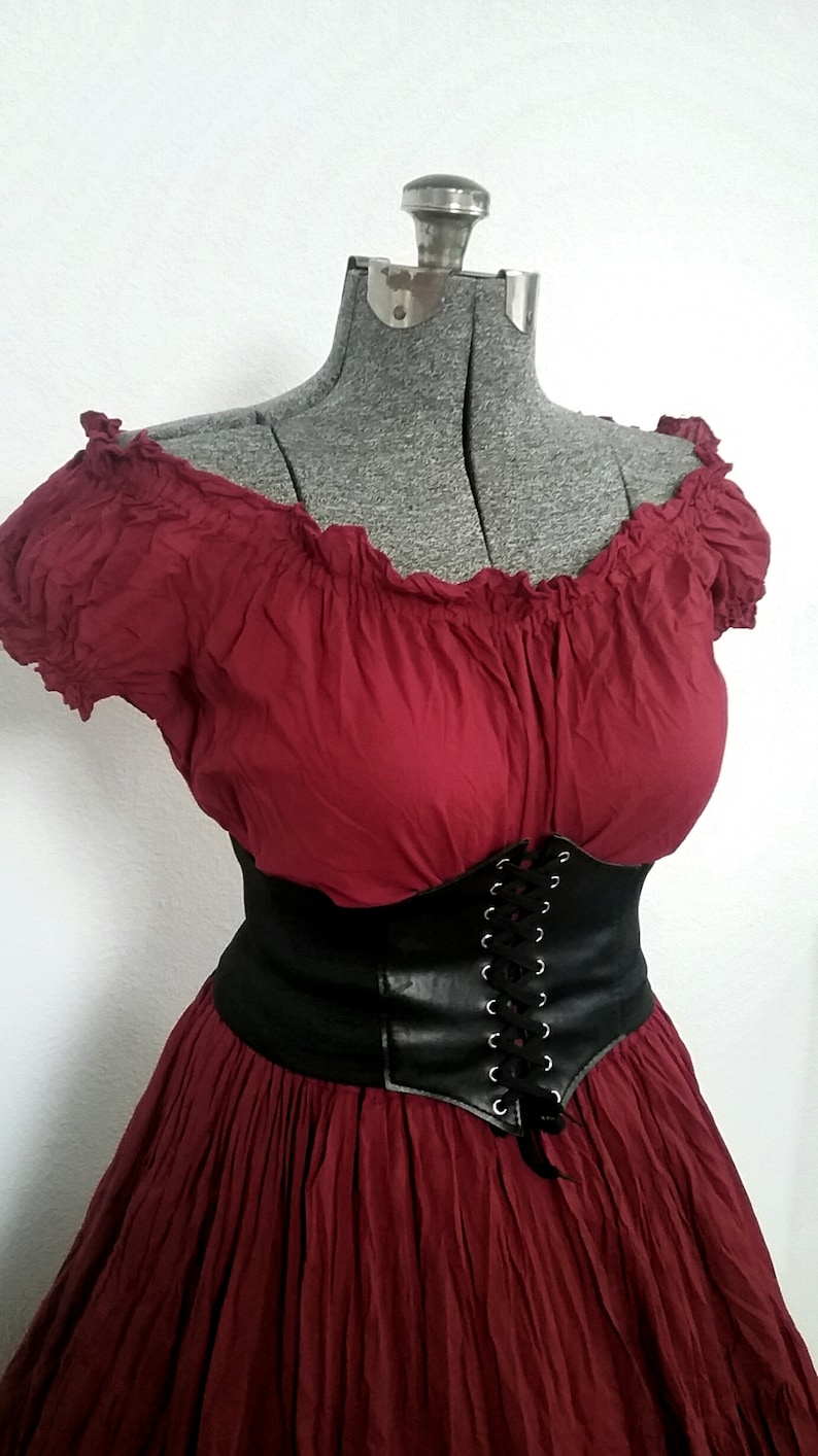 READY to SHIP Renaissance Midriff Blouse Plus BOHO Steampunk - Etsy