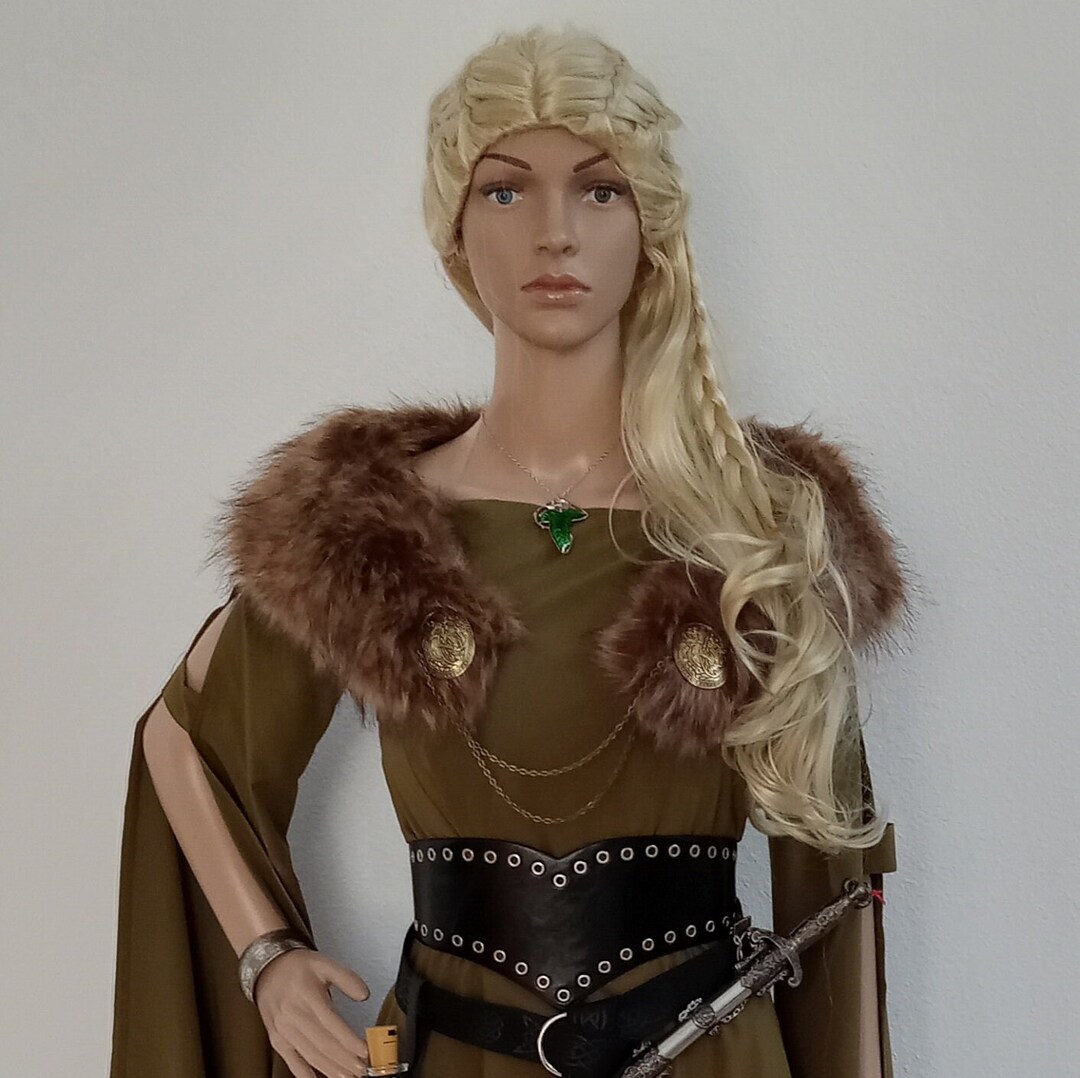 Viking Metal Brooches With Metal Chains Mantle Cloak Clasp - Etsy