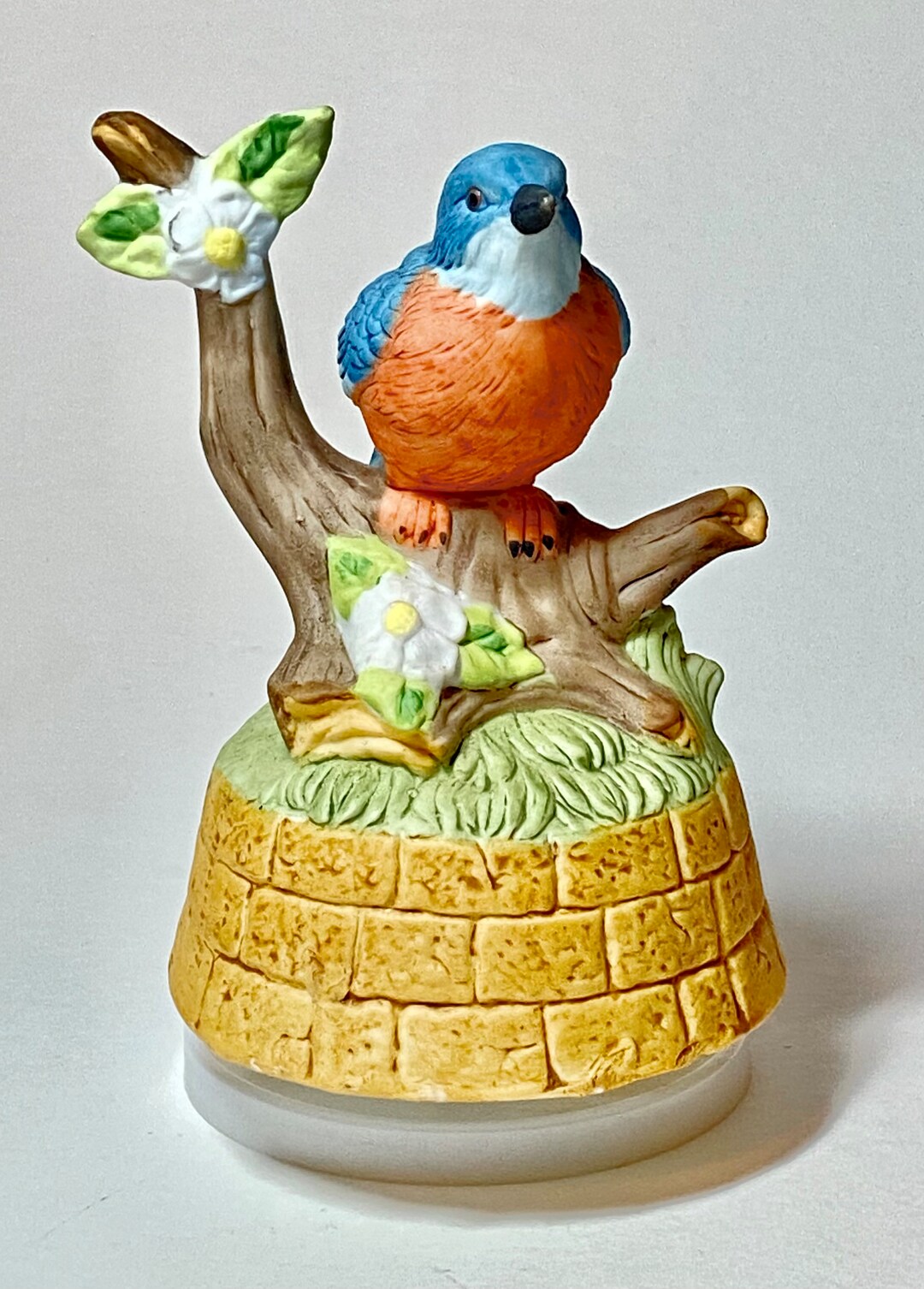Vintage Aldon Bluebird Porcelain Music Box. Measures 5 Tall X - Etsy