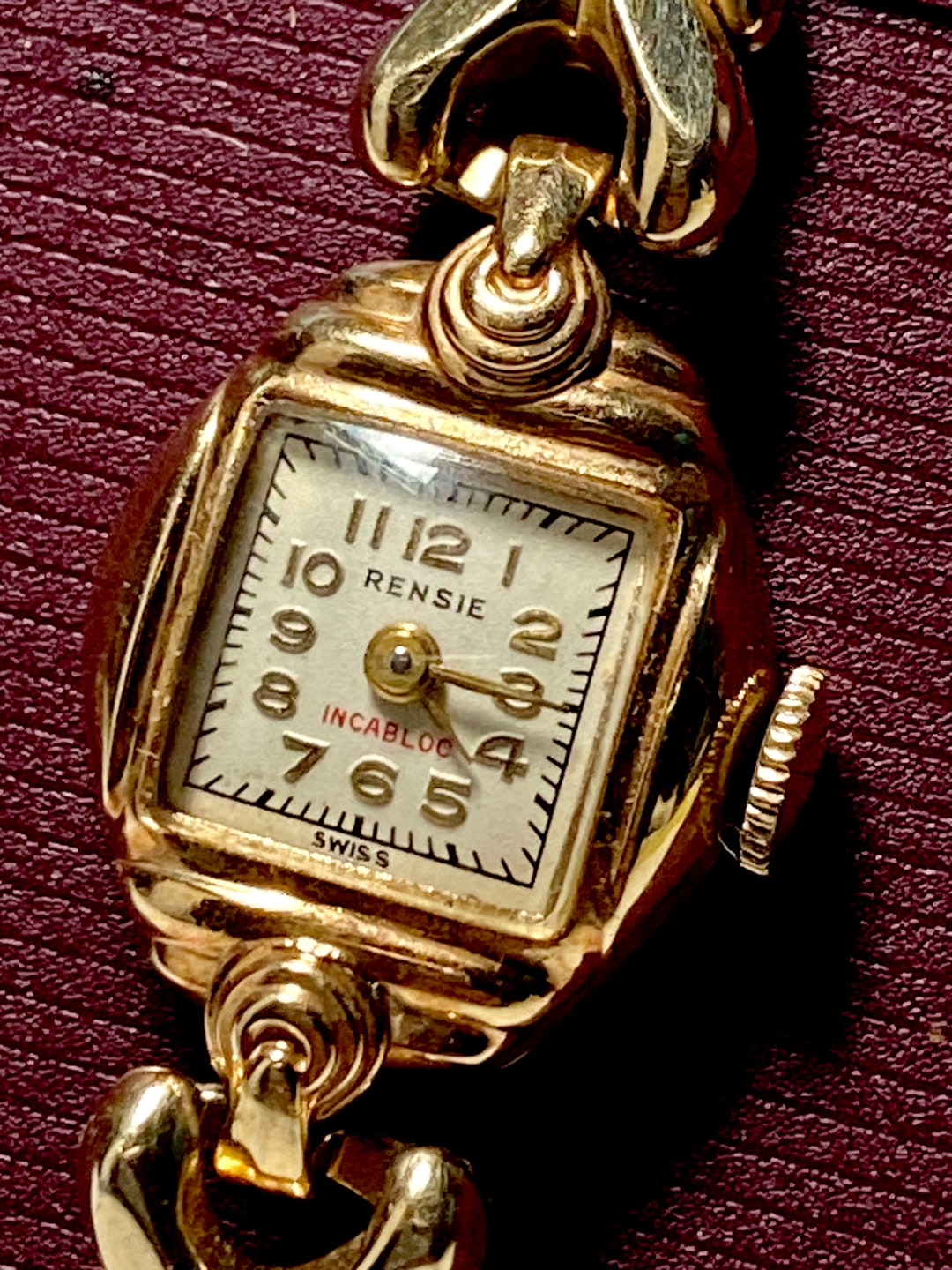 Vintage 14K Rensie Ladies Watch With 17 Jewel Swiss Movement - Etsy