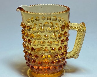 Fenton Hobnail Pitcher - Etsy
