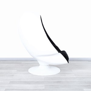 Merican Space Age Fiberglass "egg" Swivel Chair - Etsy