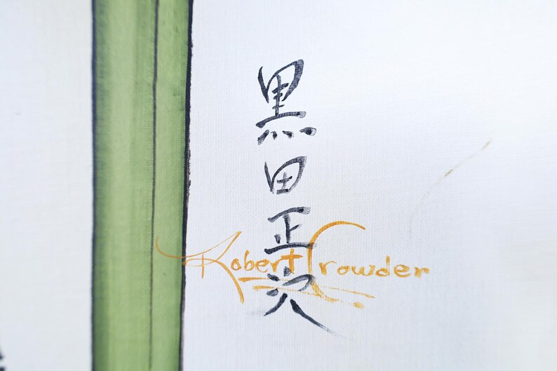 Vintage Hand-painted Screen Panels by Robert Crowder - Etsy