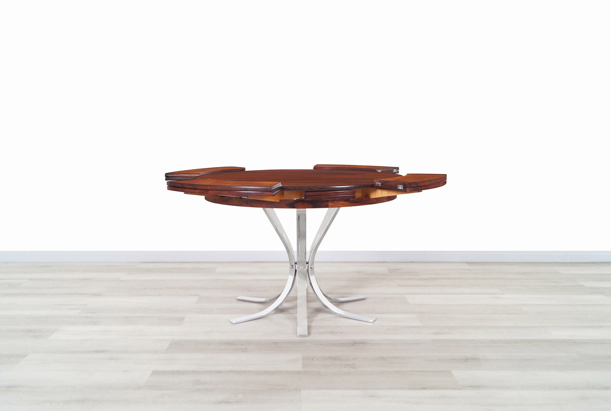Danish Modern Rosewood "flip-flap" Dining Table by Dyrlund - Etsy