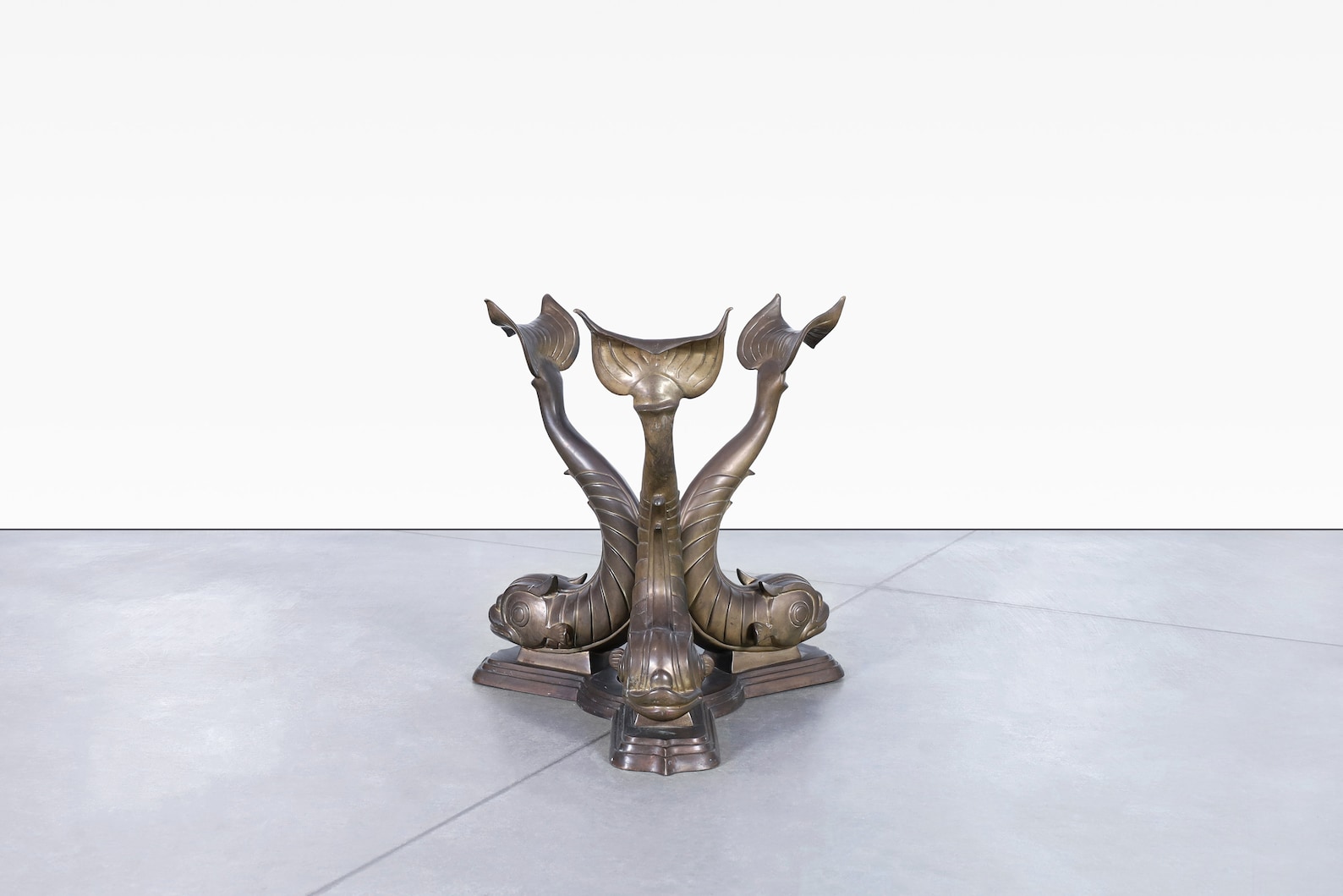 Monumental Bronze Koi Fish Dining Table - Etsy