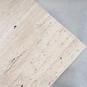 Monumental Italian Travertine Coffee Table - Etsy