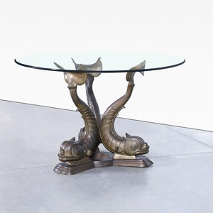 Monumental Bronze Koi Fish Dining Table - Etsy