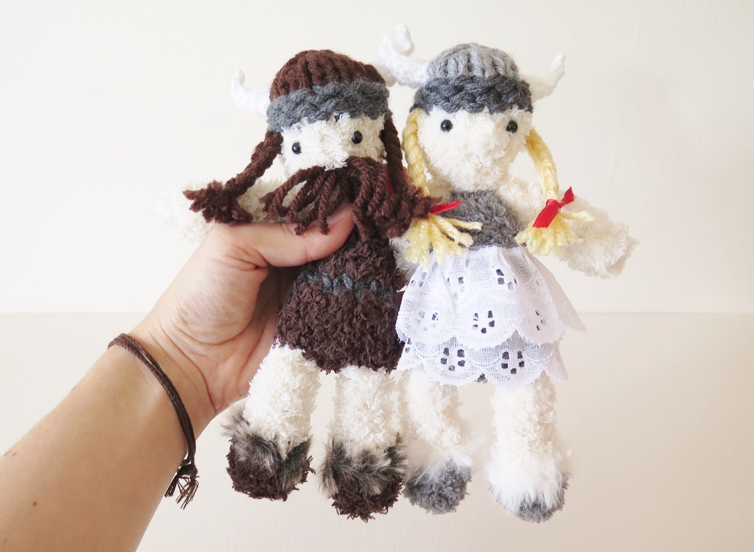 Viking Plush Toy Hand-knitted Viking Doll Boy or Girl - Etsy Canada