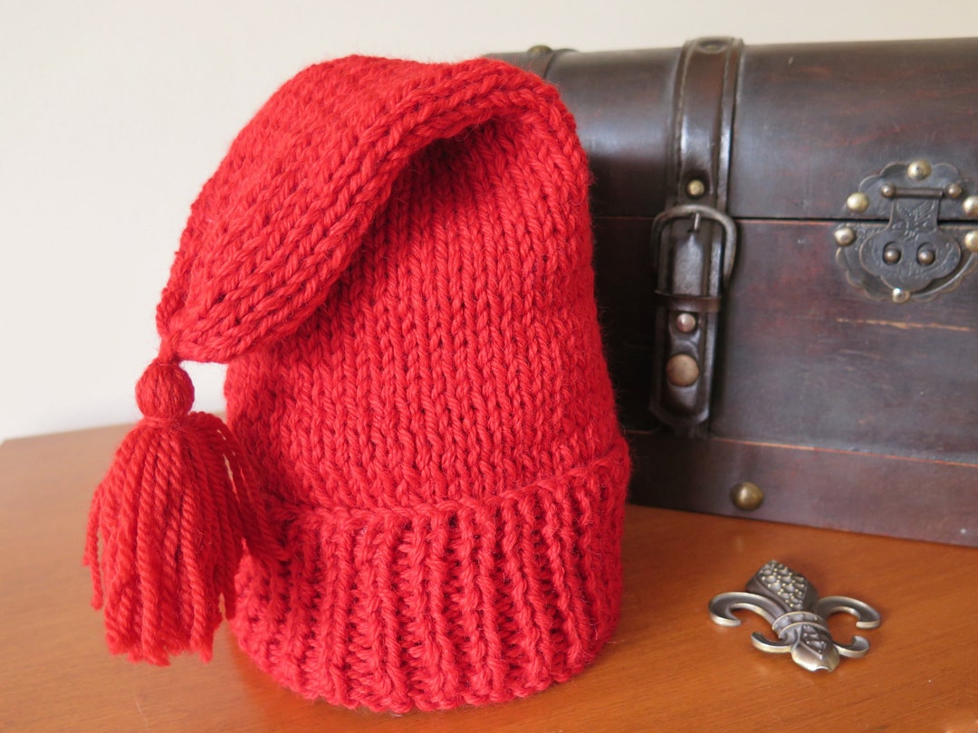 Pure Wool Hand-knitted Toque - Liberty Cap - Coureur Des Bois Toque ...