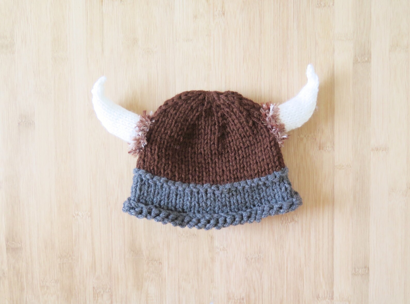 Viking Hat Knitted Viking Hat Knit Viking Hat With Horns - Etsy