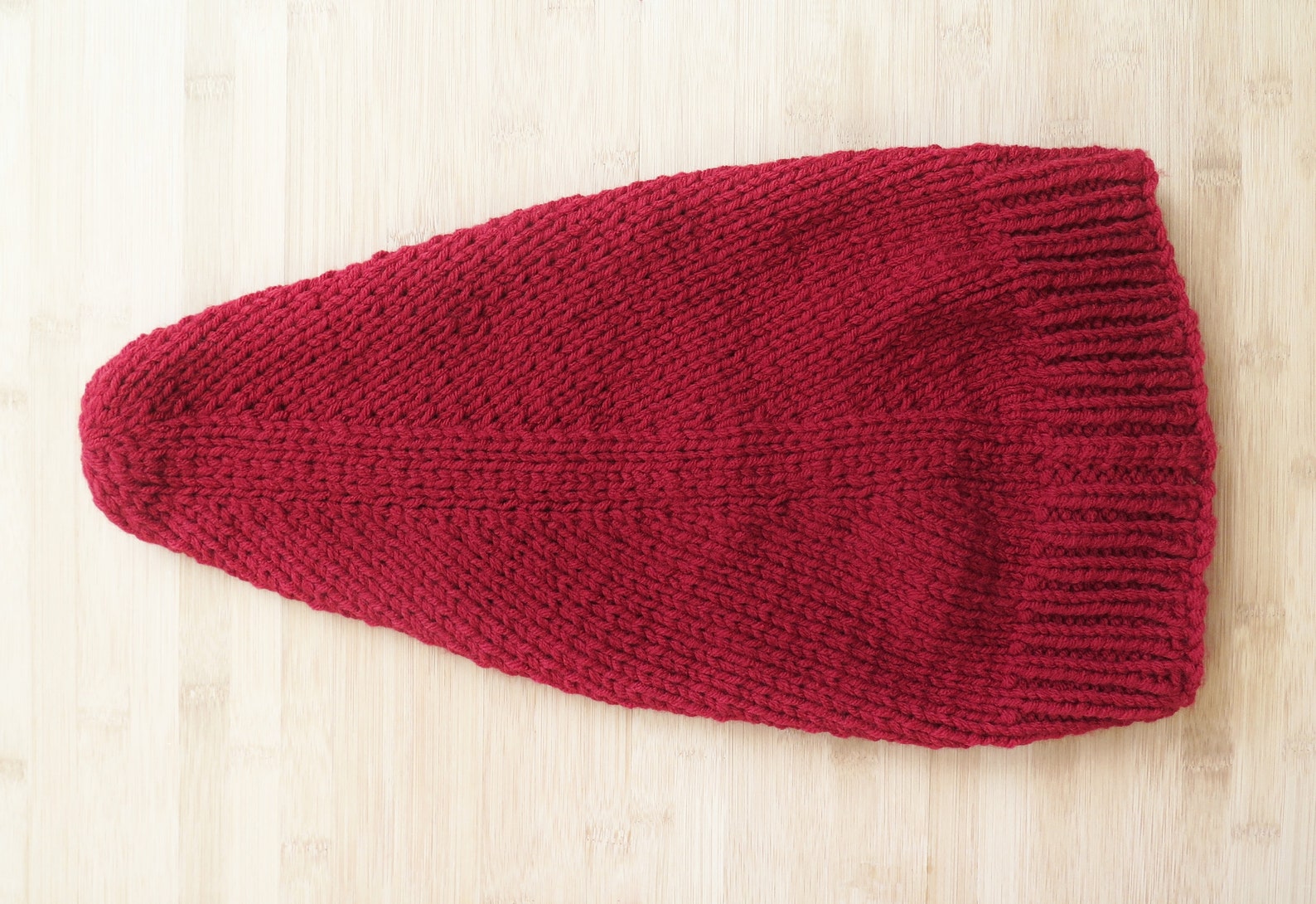 Acrylic Red Liberty Cap Voyageur Knit Cap Hand-knitted Red - Etsy