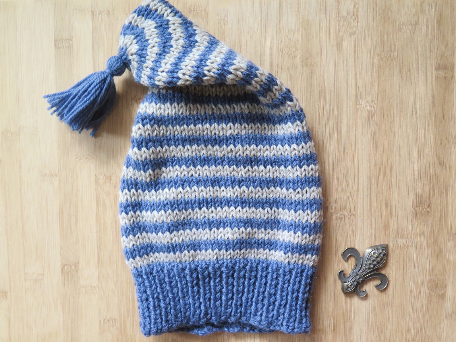 Pure Wool Striped Toque Long Seaman Cap Seaman Long - Etsy Canada