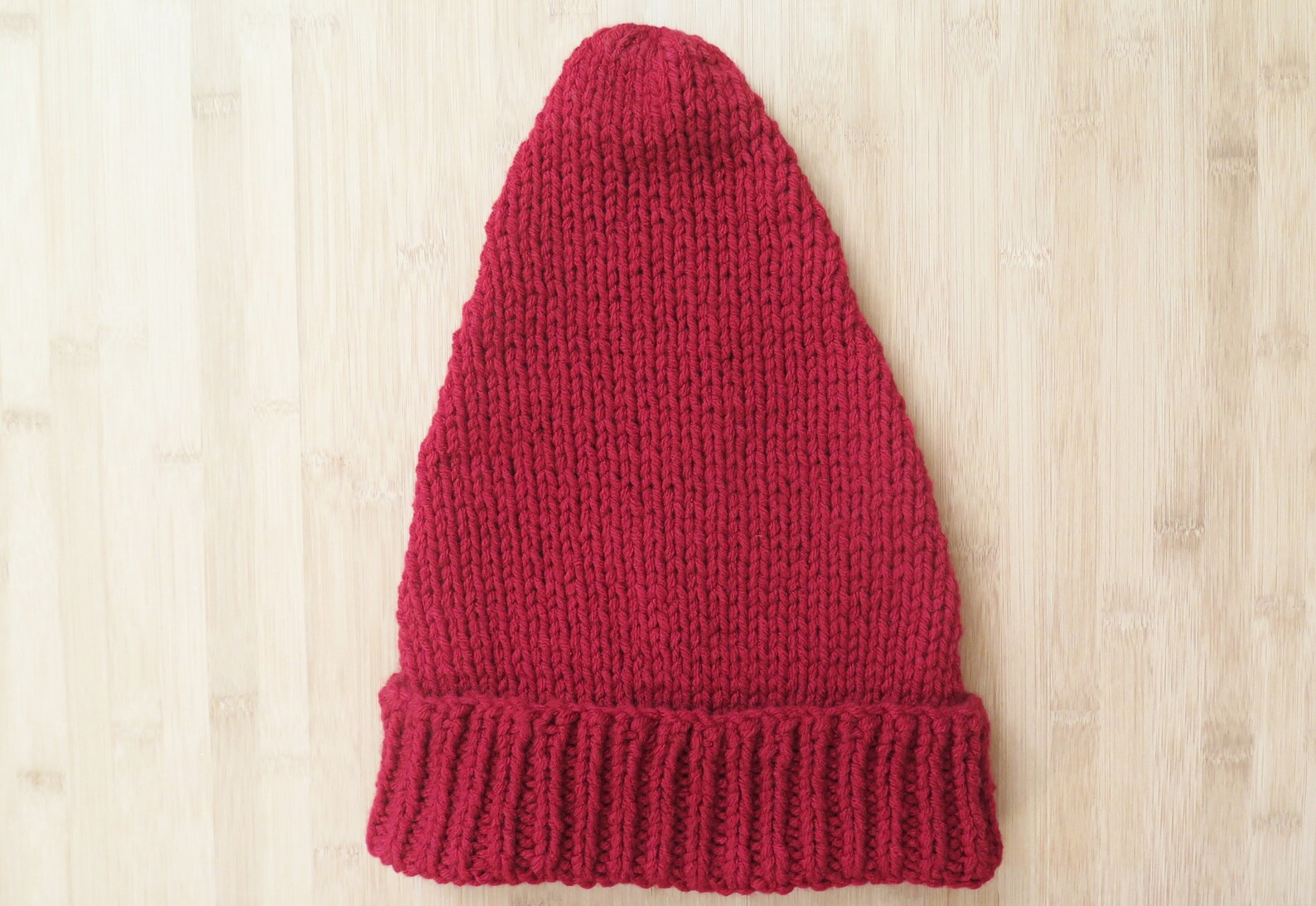 Acrylic Red Liberty Cap Voyageur Knit Cap Hand-knitted Red - Etsy