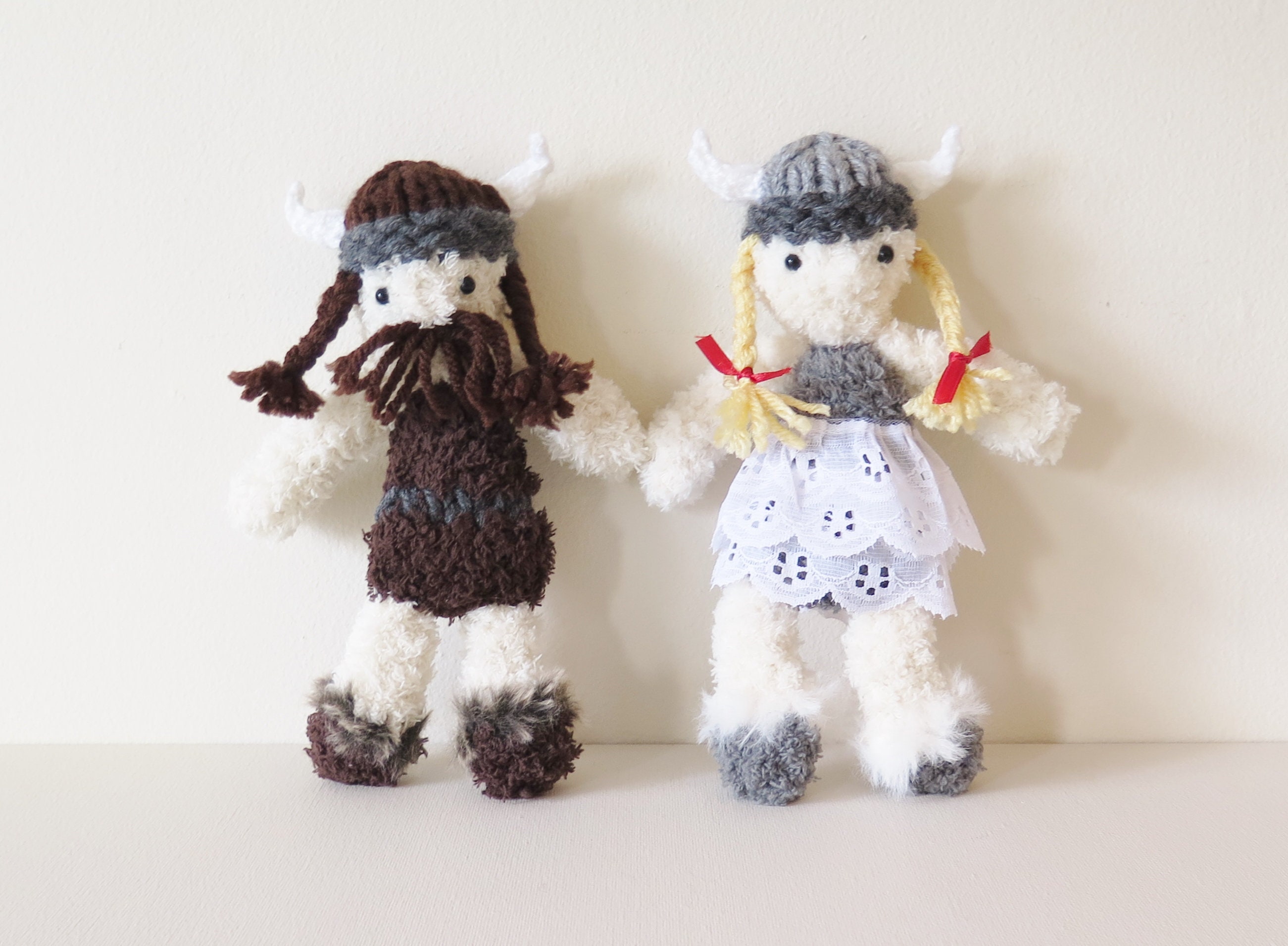 Viking Plush Toy Hand-knitted Viking Doll Boy or Girl - Etsy Canada