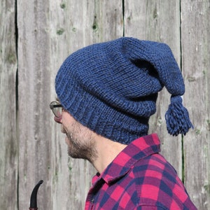 Pure Wool Voyageur Hand-knitted Cap Liberty Cap Coureur Des Bois Toque ...