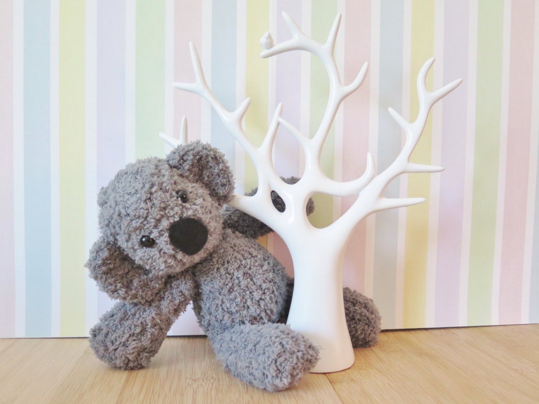 Grey Koala Plush Toy Knit Koala Doll Stuffed Koala - Etsy