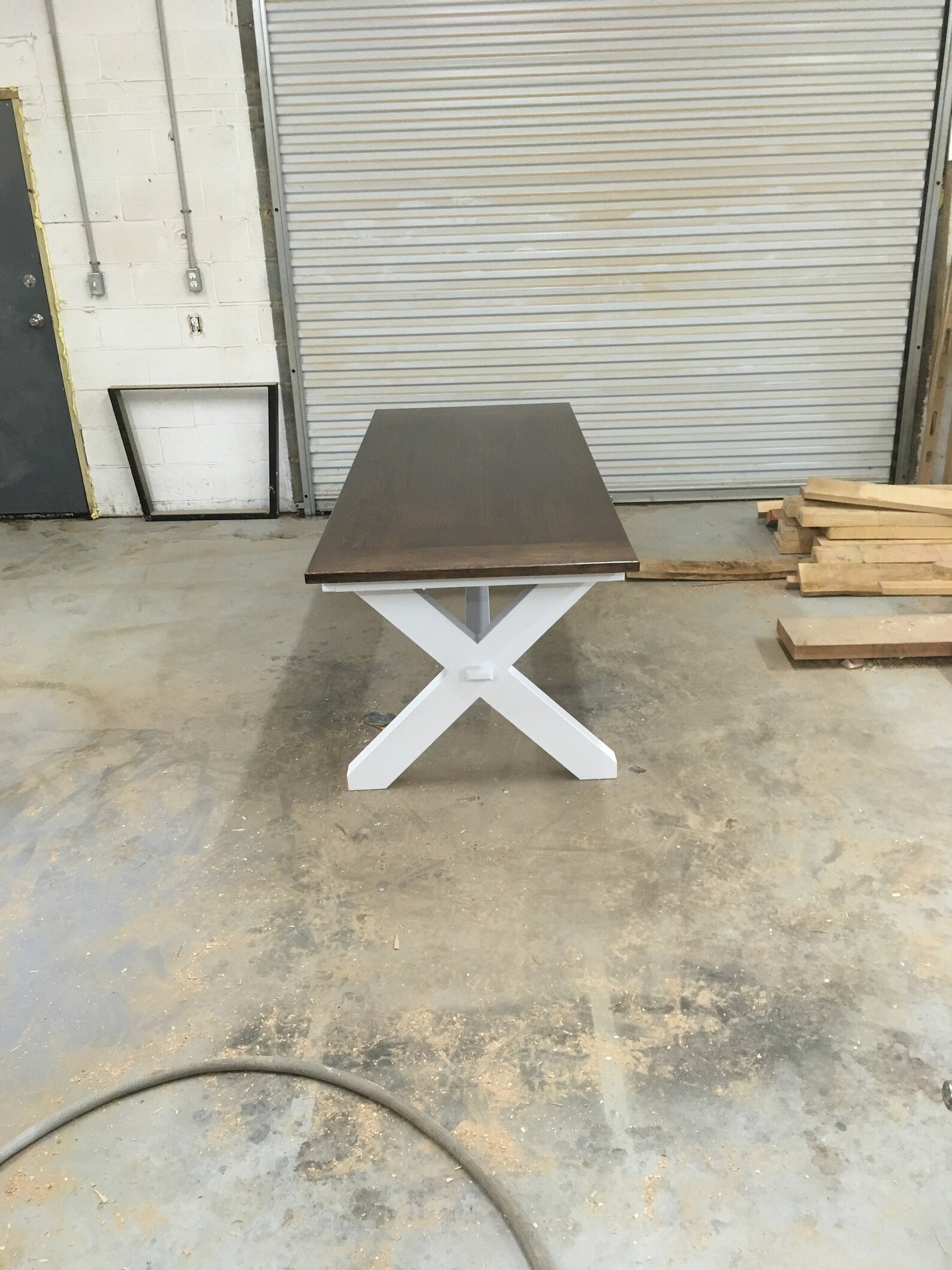 Cross Leg Dining Table - Etsy