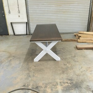 Cross Leg Dining Table - Etsy