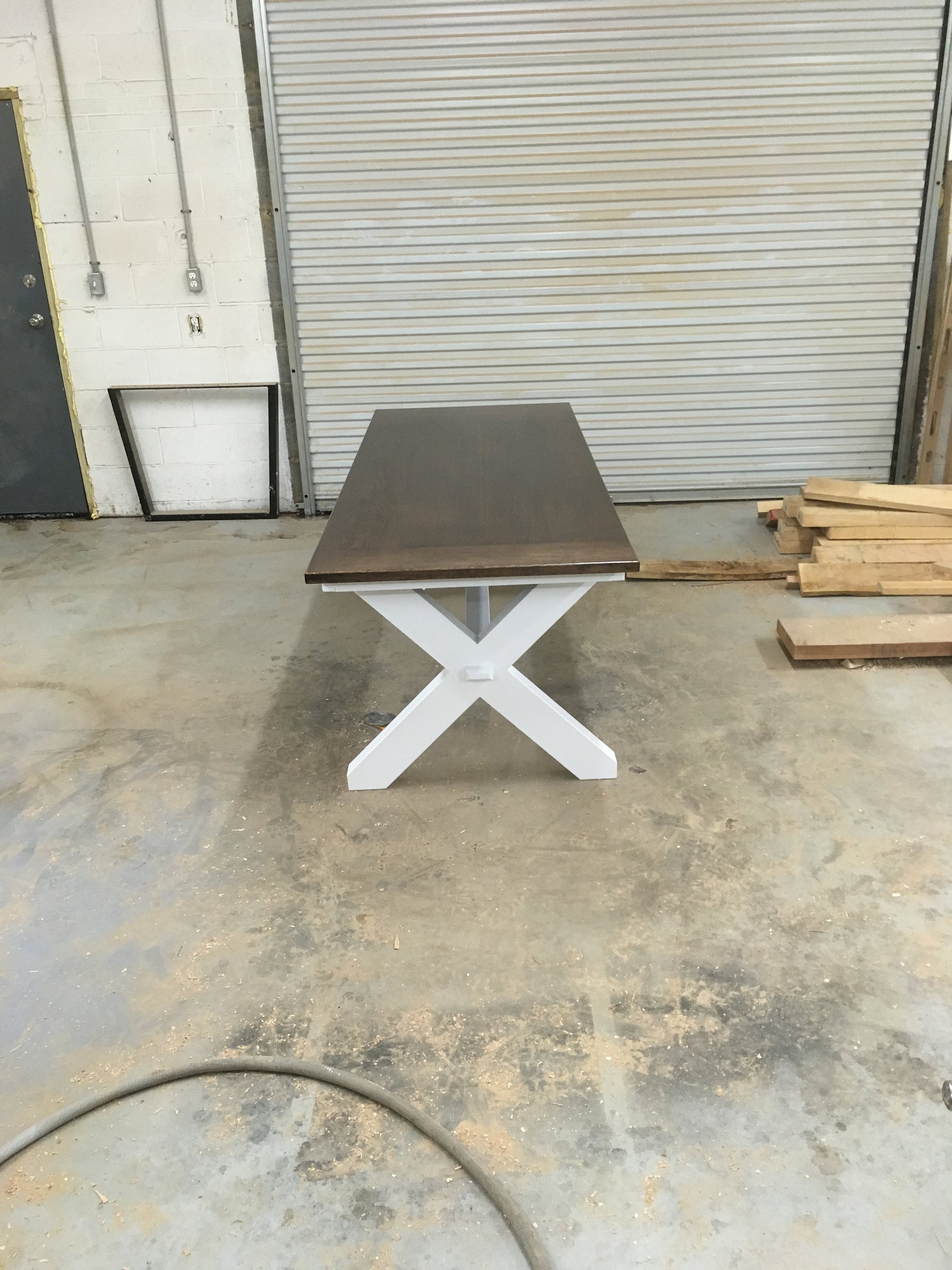 Cross Leg Dining Table - Etsy