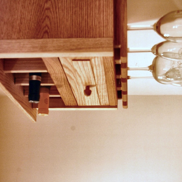 Bookshelf Wine Rack - Etsy