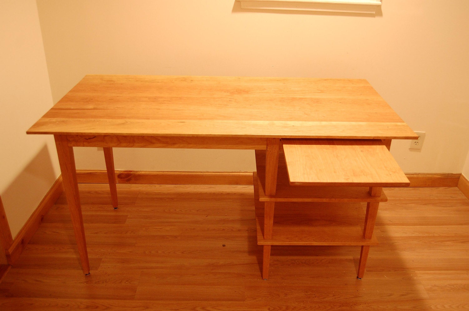Cherry Desk With Manuscript Shelf - Etsy