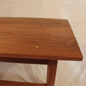 Shaker Walnut Sofa Table With Shelf - Etsy