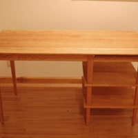 Curly Maple and Cherry Moser Inspired Desk - Etsy