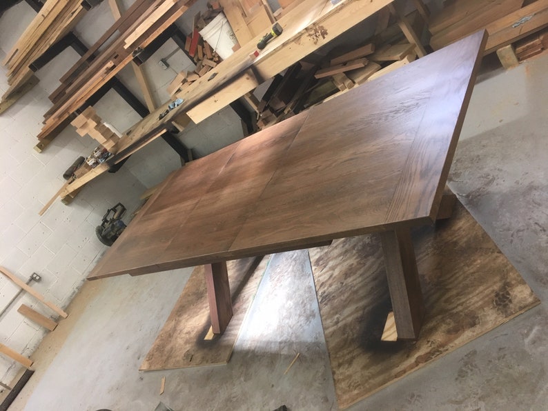 White Oak Cross Leg Table - Etsy