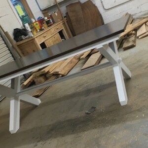 Cross Leg Dining Table - Etsy