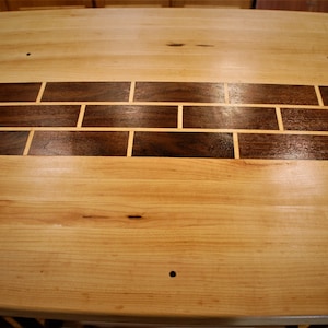 Walnut and Hard Maple Kitchen Island - Etsy