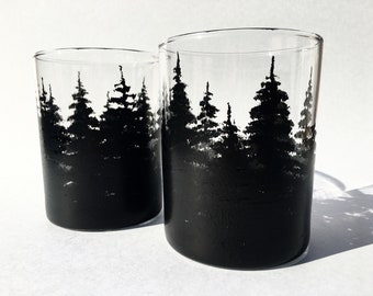 Tree glasses | Etsy