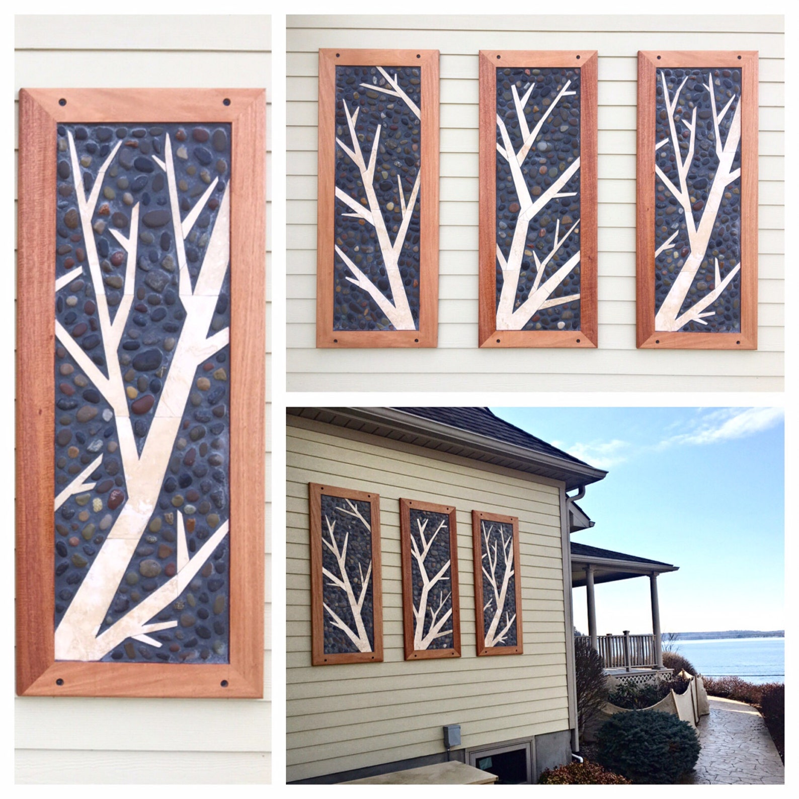 Largescale Exterior / Interior Tree Tile Mosaic Trilogy - Etsy