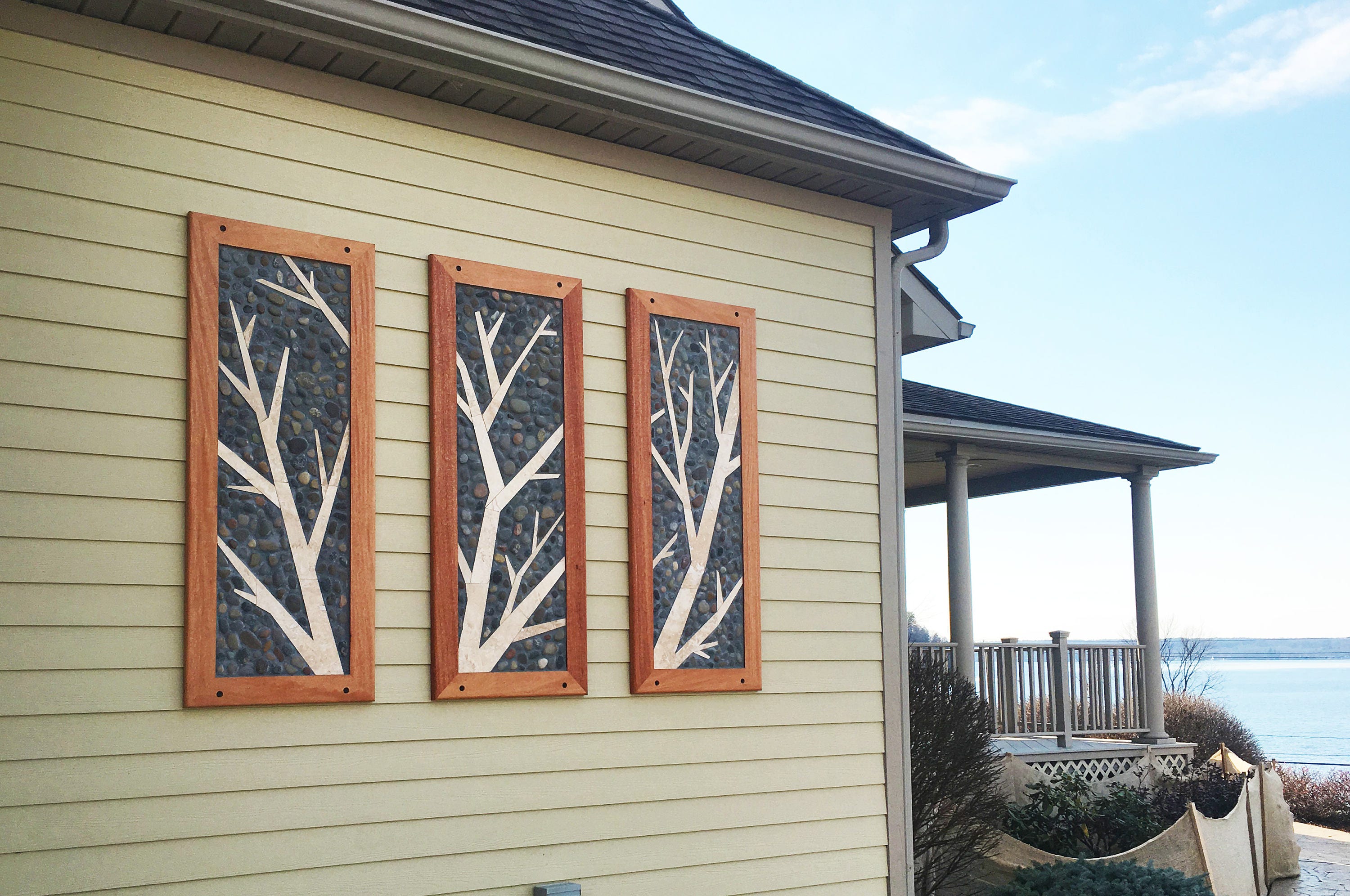 Largescale Exterior / Interior Tree Tile Mosaic Trilogy - Etsy