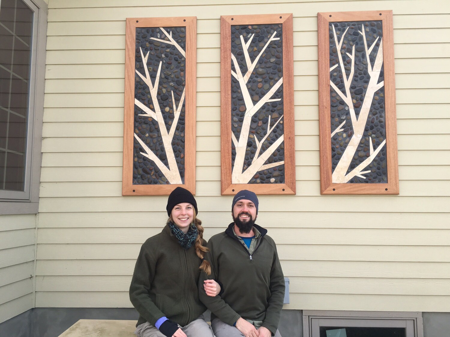 Largescale Exterior / Interior Tree Tile Mosaic Trilogy - Etsy