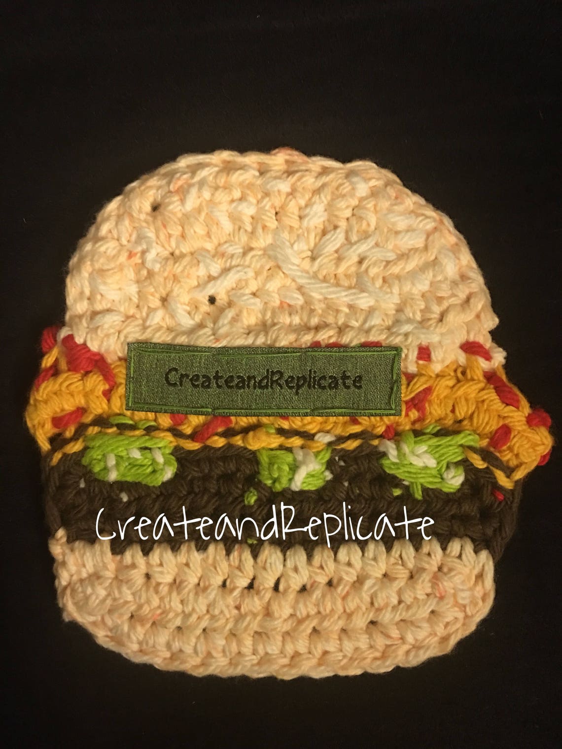 Cheeseburger and Fries Coasters-set of 2-100% Cotton-for Bobs | Etsy