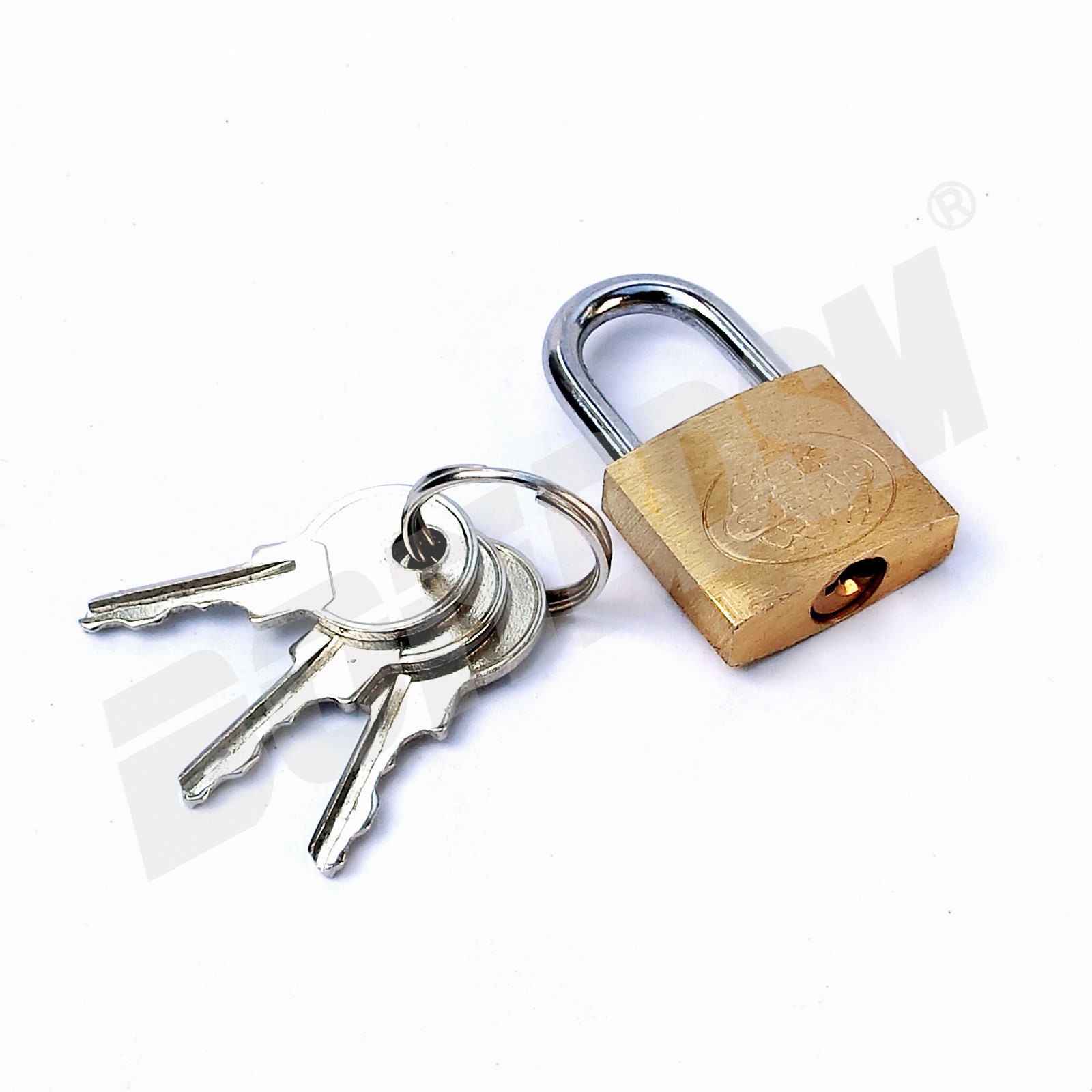 20 Mm Padlock and 3 Keys - Etsy