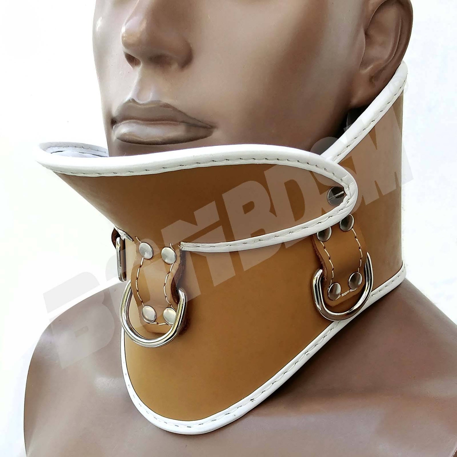 Bondage Restraint Strict Medical Leather Posture Collar With 3 - Etsy Australia